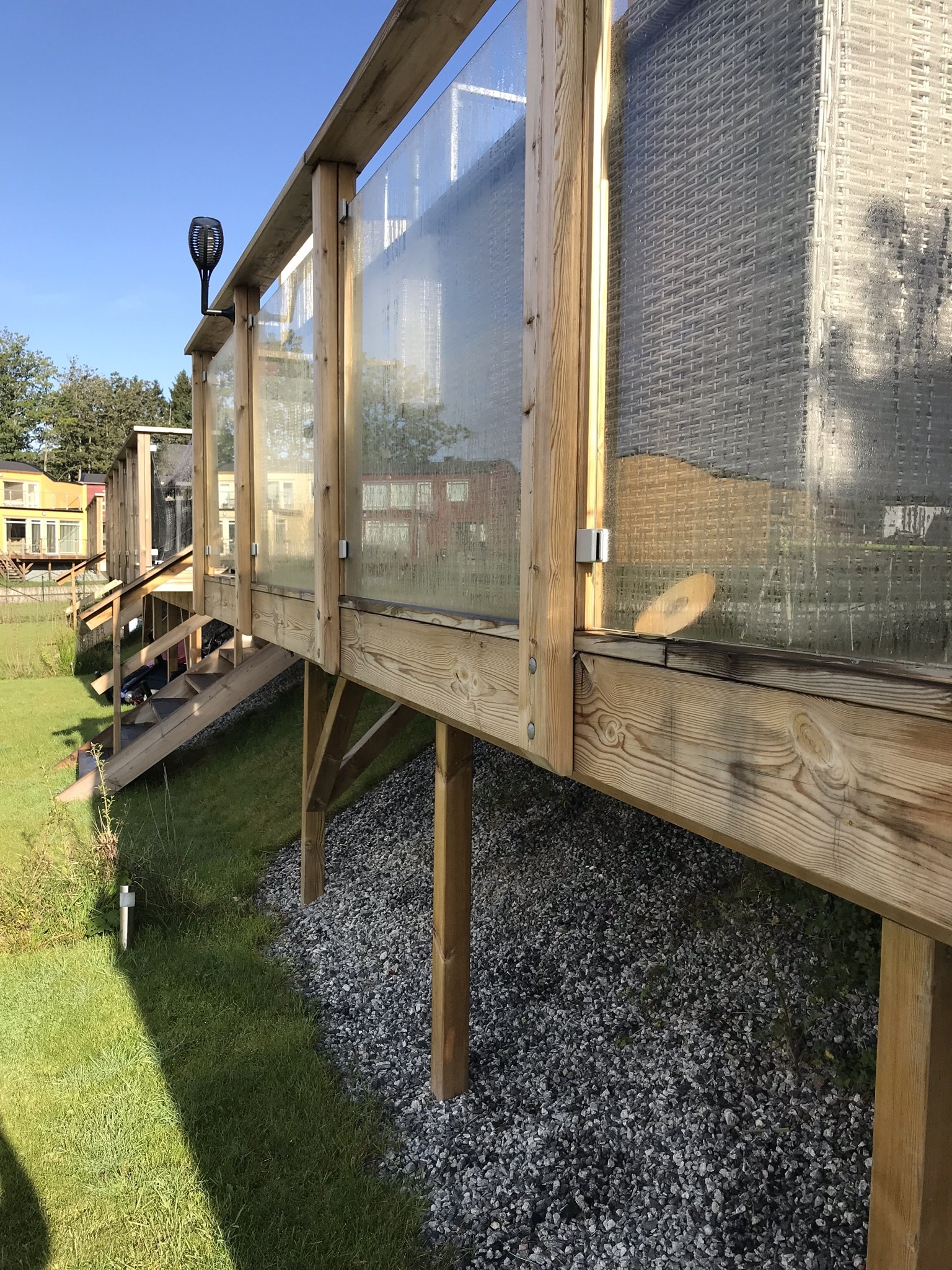 Glass og glassklemmer til eksisterende ramme